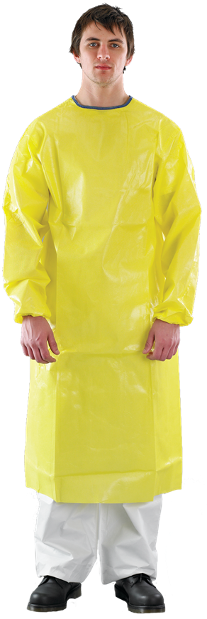 AlphaTec® 3000 Apron with Sleeves Ultrasonically Welded - Model 214 ...